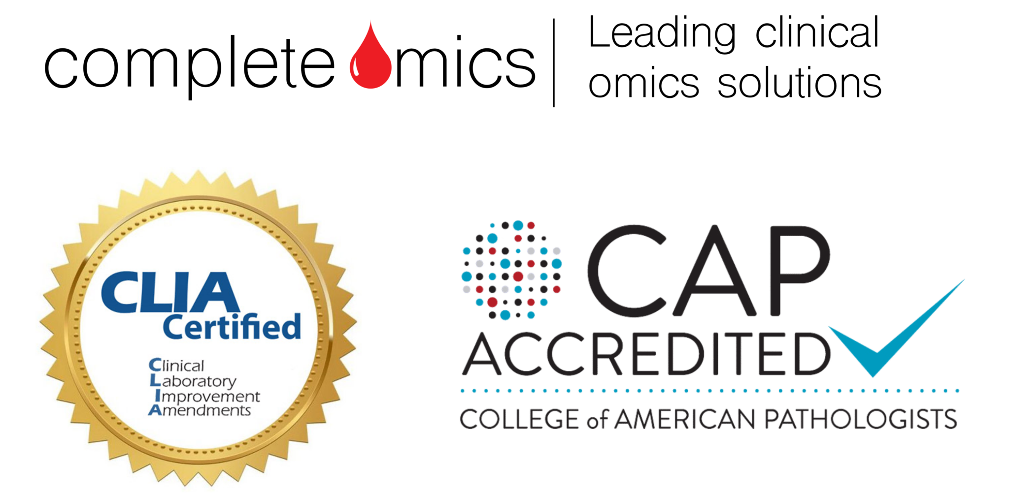 Milestone! | Complete Omics Inc. Achieves CLIA, CAP Certification, and ...